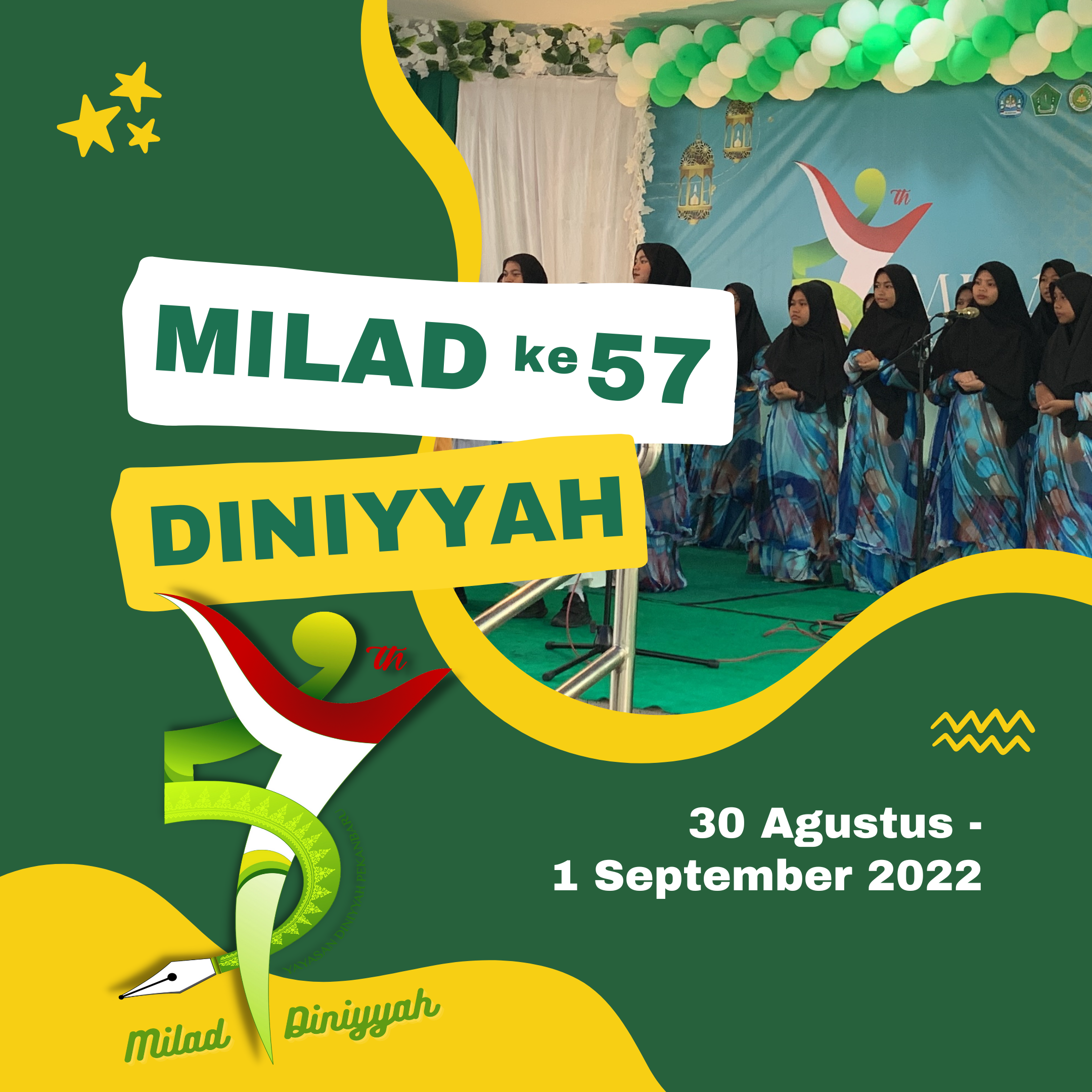Diniyyah Pekanbaru 57th Memajukan Pendidikan di Indonesia.